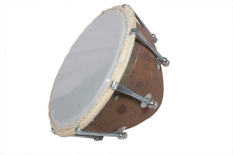 IndianCultura | Handcraft 13" Nagada Traditional Hand Drum Nagari ...